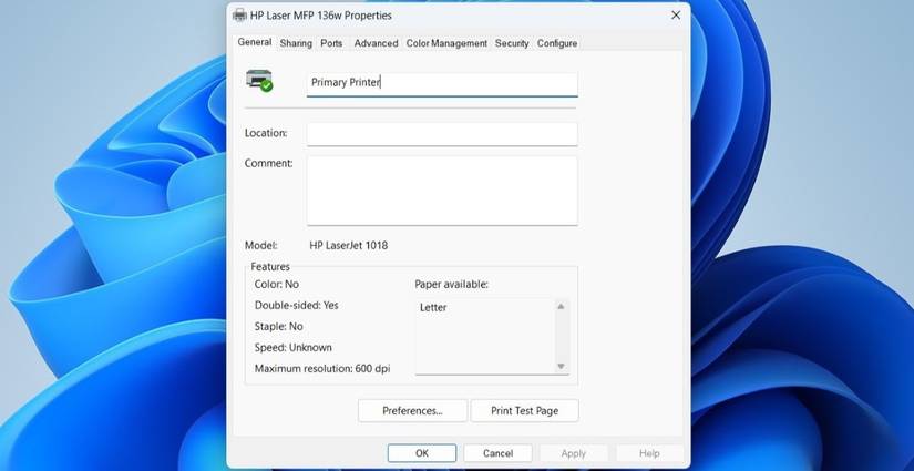 How to Rename Your Printer on Windows 11