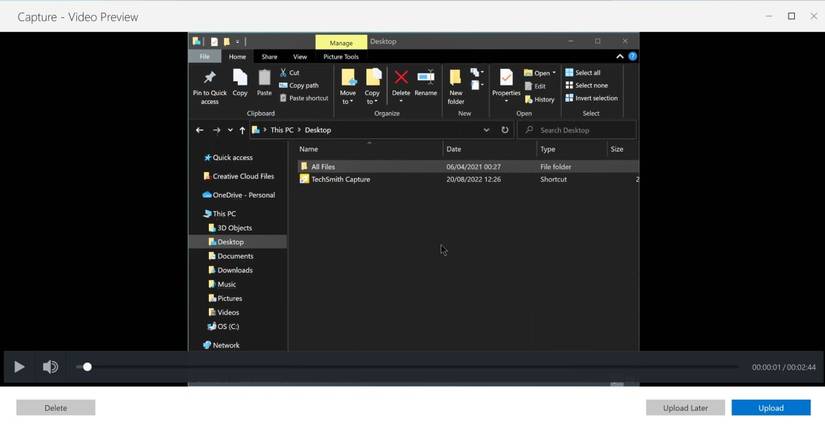 How to Record Your Computer Screen Using TechSmith Capture