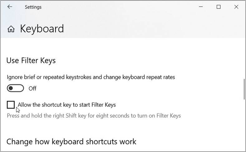 How to Disable Keyboard Shortcuts and Hotkeys on Windows 10