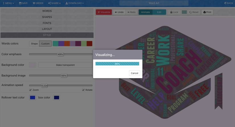How to Make Word Clouds Using the Word Art Online Tool