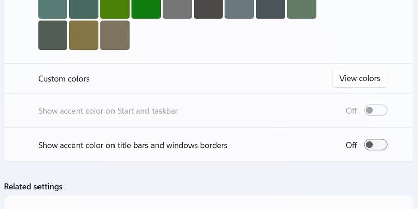 Is the “Show Accent Color on Start and Taskbar” Option Disabled on ...