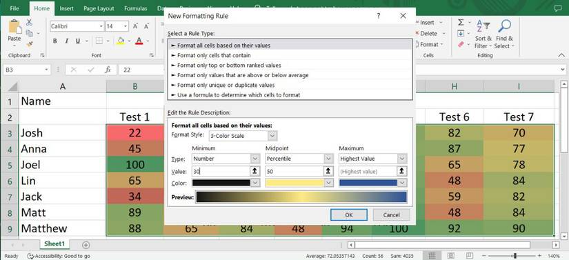 How to Create a Heat Map in Excel