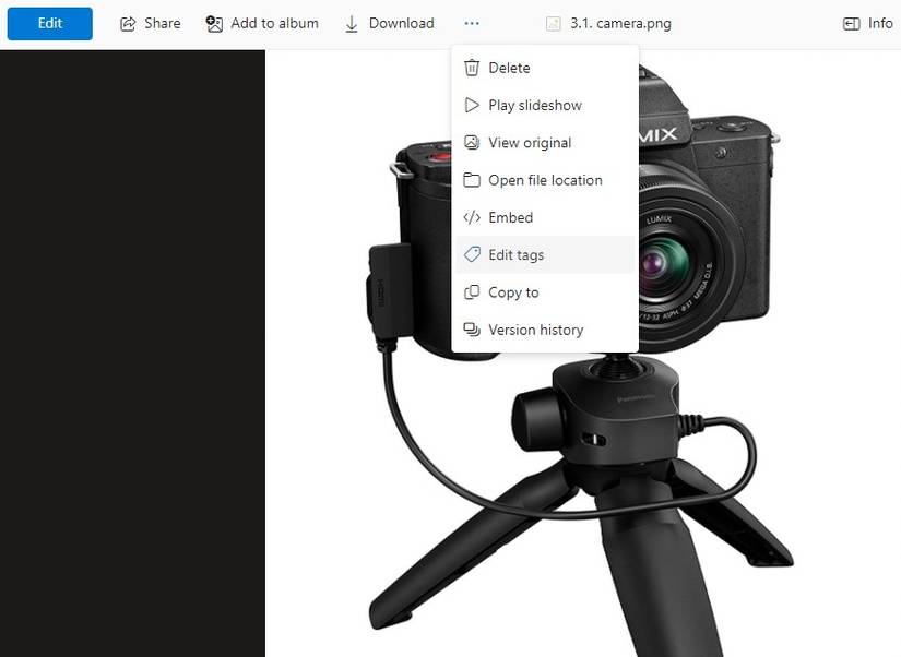 How to Add and Edit Tags to Photos in OneDrive