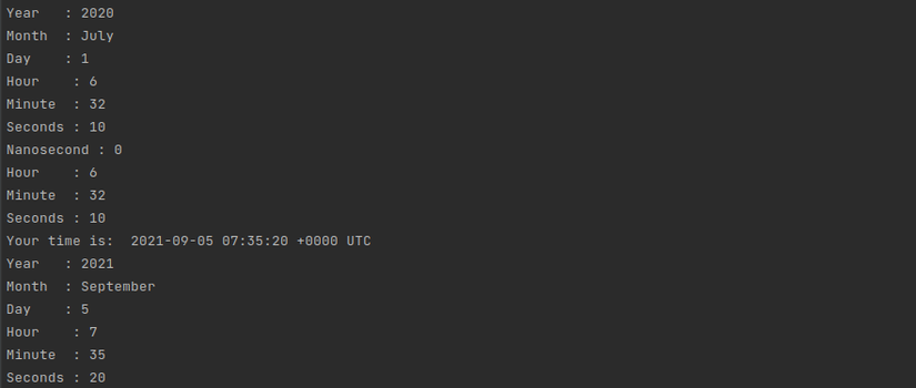 Time and Date Manipulation in Go Applications