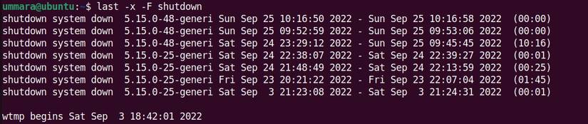 How to Check Shutdown and Restart History on Linux