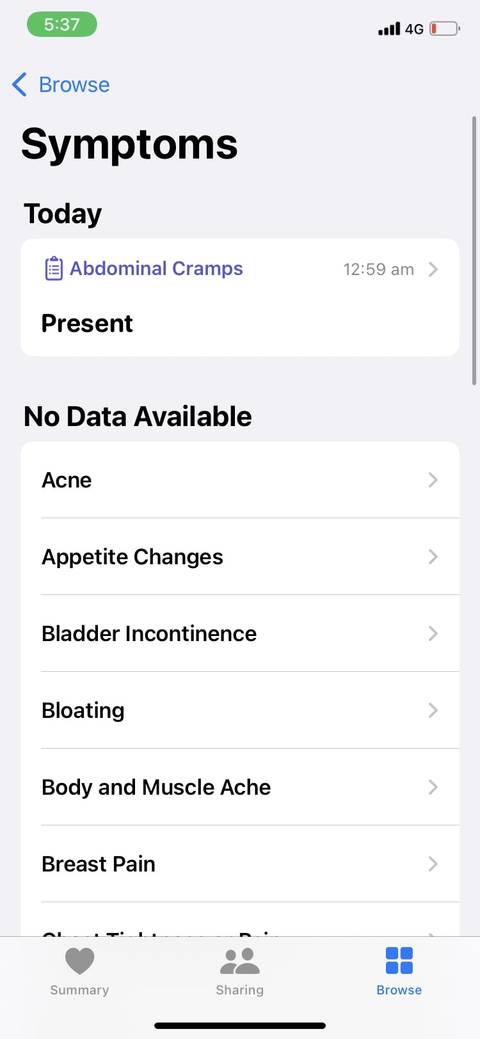 How to Record, Track, and Learn About Your Symptoms in the Apple Health App
