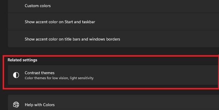 How to Turn On High Contrast Themes for Better Readability on Windows 11