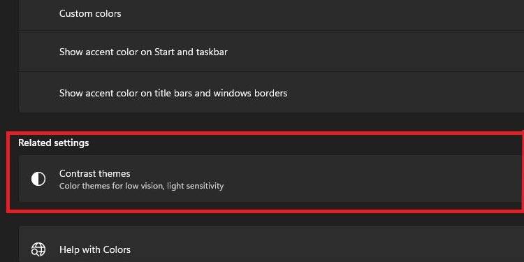 How to Turn On High Contrast Themes for Better Readability on Windows 11