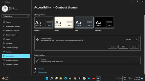 How to Turn On High Contrast Themes for Better Readability on Windows 11
