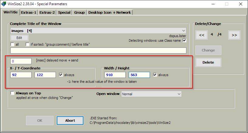 How to Have Windows Remember Their Size and Positions With WinSize2