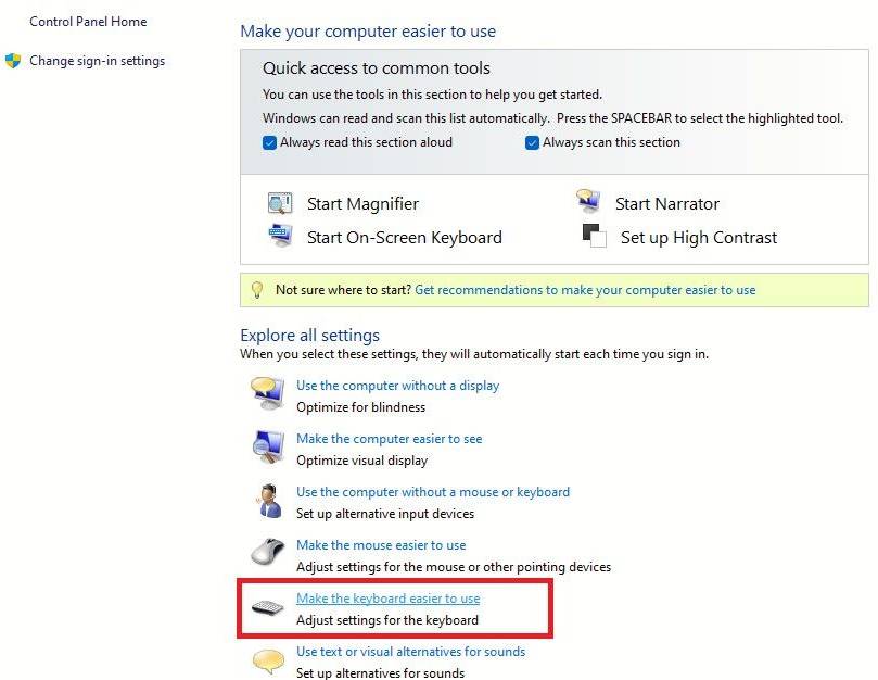 5 Ways to Turn Sticky Keys On or Off on Windows 11