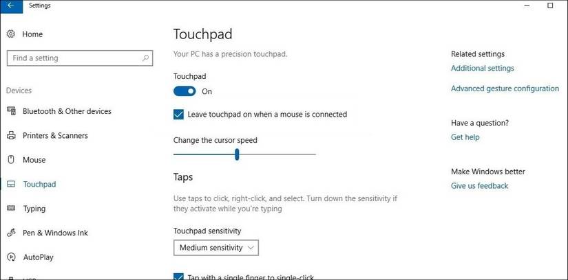 How To Auto Disable The Touchpad When Connecting A Mouse On Windows 10