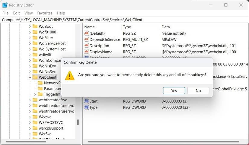 How to Delete a Service in Windows 11