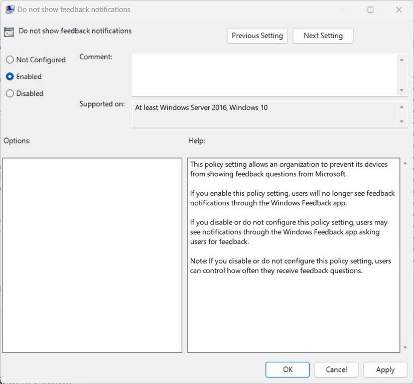 How to Disable Feedback Notifications on Windows 10 & 11
