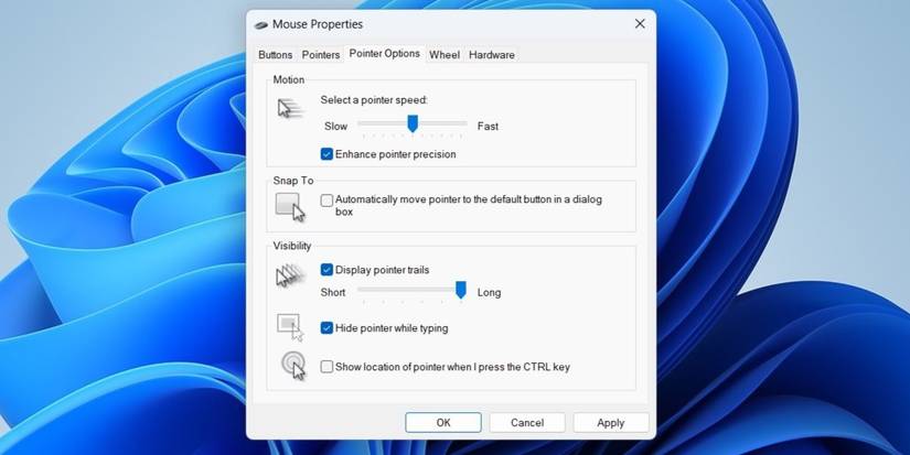 How to Enable or Disable Mouse Pointer Trails on Windows