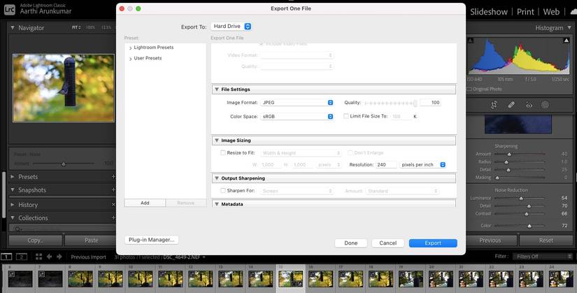 How to Convert RAW Files to JPEG in Adobe Lightroom