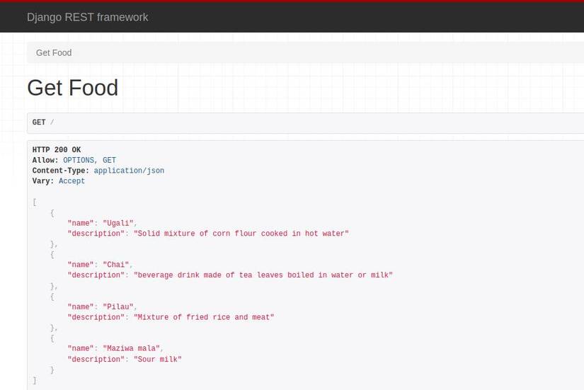 Create a REST API With Django REST Framework