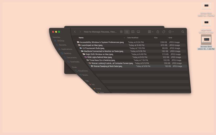 How to Reduce Sickness, Headaches, or Eye Strain When Using a Mac