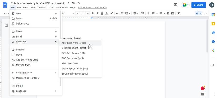 How to Convert PDF Files to Word Using Google Drive