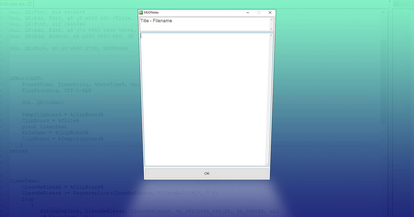 How to Make Your Own Quick Note-Taking App With AutoHotkey