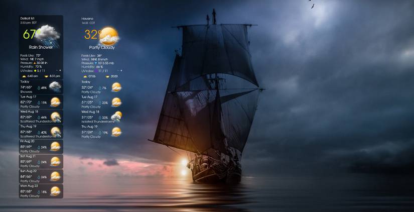 The 11 Best Rainmeter Weather Skins