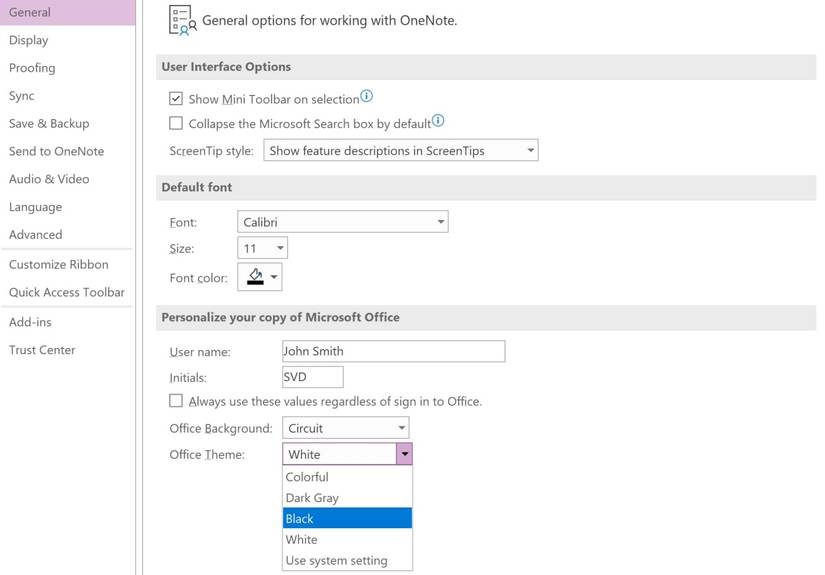 How to Enable Dark Mode in OneNote on Any Device