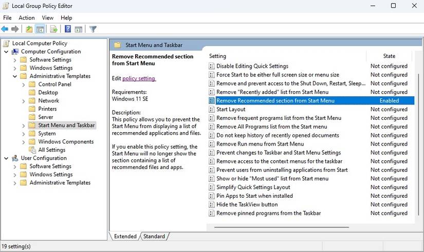 Windows 11 22H2 Brings New Changes to the Group Policy Editor