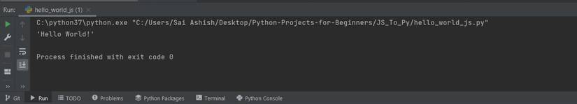 How to Run JavaScript in Python