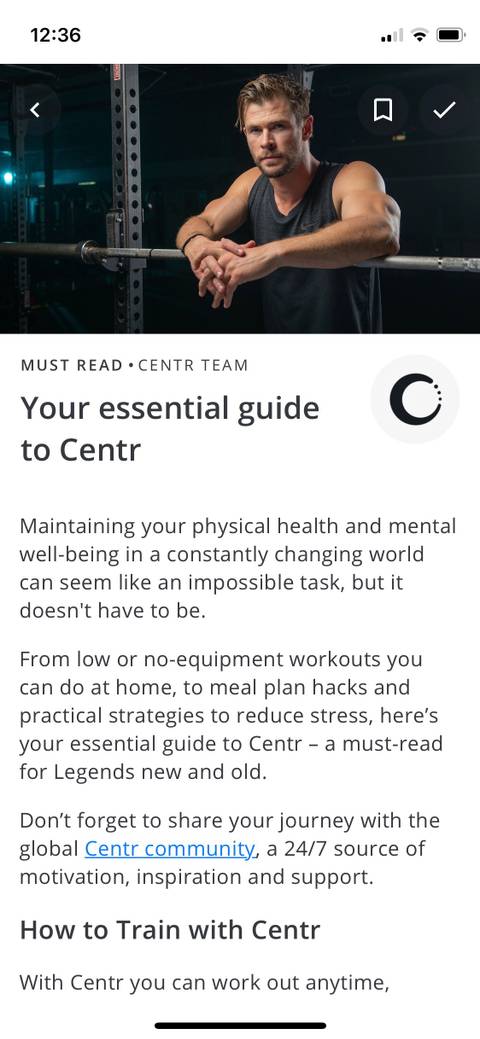 A Deep Dive Into Chris Hemsworth's Centr App