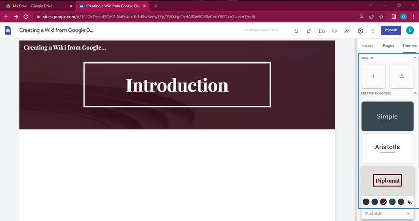 How to Create a Wiki Using Google Sites