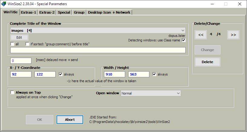 How to Have Windows Remember Their Size and Positions With WinSize2