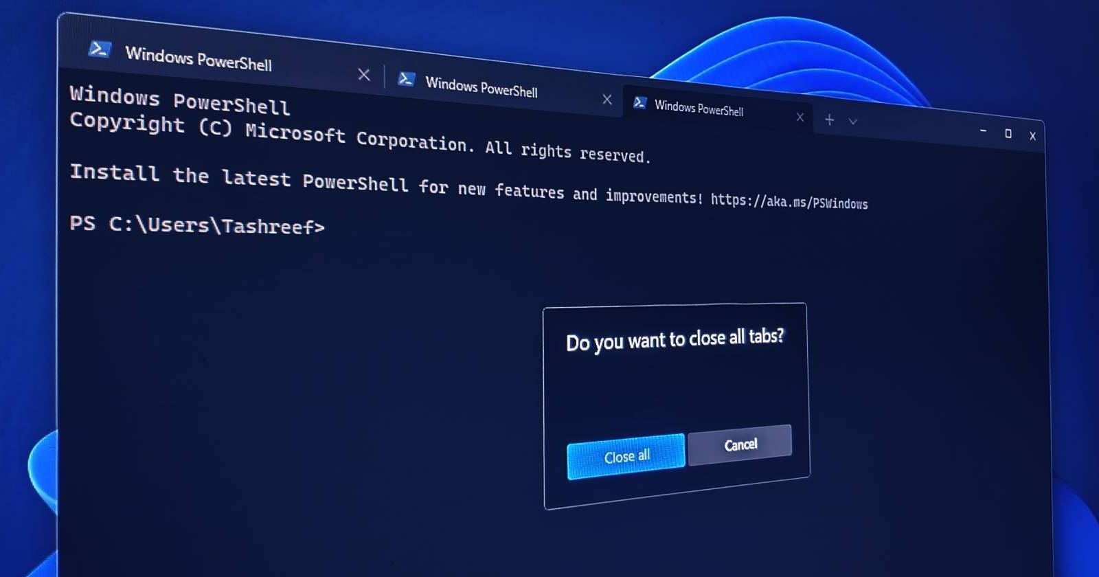 How to Enable or Disable the Windows Terminal Confirmation Dialog