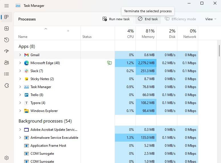 How to Use the Revamped Task Manager From the Windows 11 22H2 Update