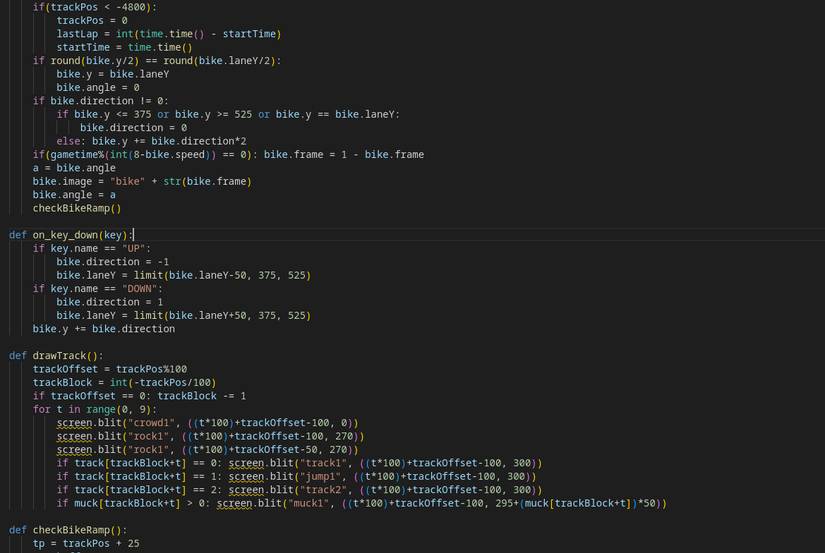 Create an Homage to Excitebike Using Python