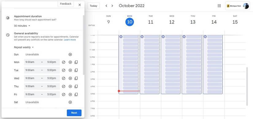 How to Set Up Appointment Slots in Google Calendar
