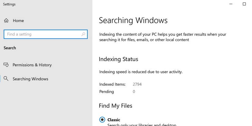 How to Rebuild the Search Index in Windows 11