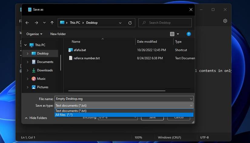 How to Add an Option to Empty a Folder to the Context Menu in Windows 11