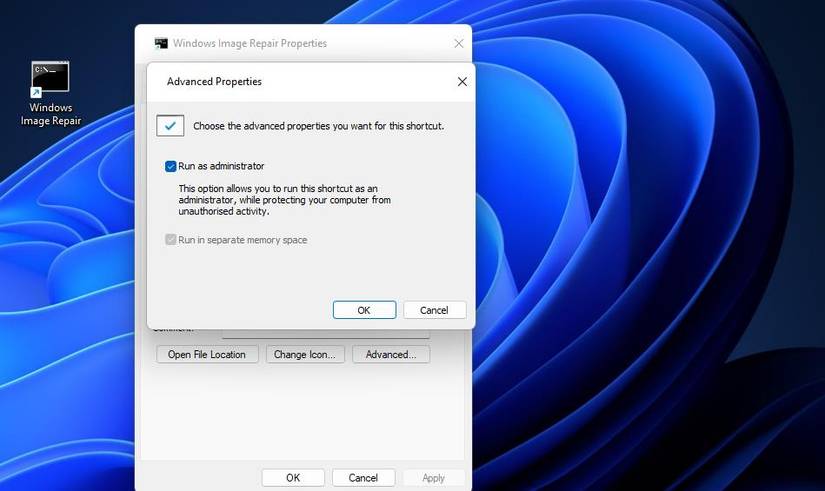 How to Set Up Windows Image Repair Scan Shortcuts in Windows 11