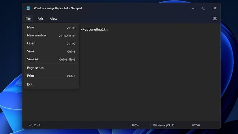 How to Set Up Windows Image Repair Scan Shortcuts in Windows 11