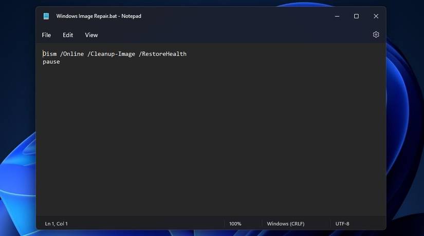 How to Set Up Windows Image Repair Scan Shortcuts in Windows 11