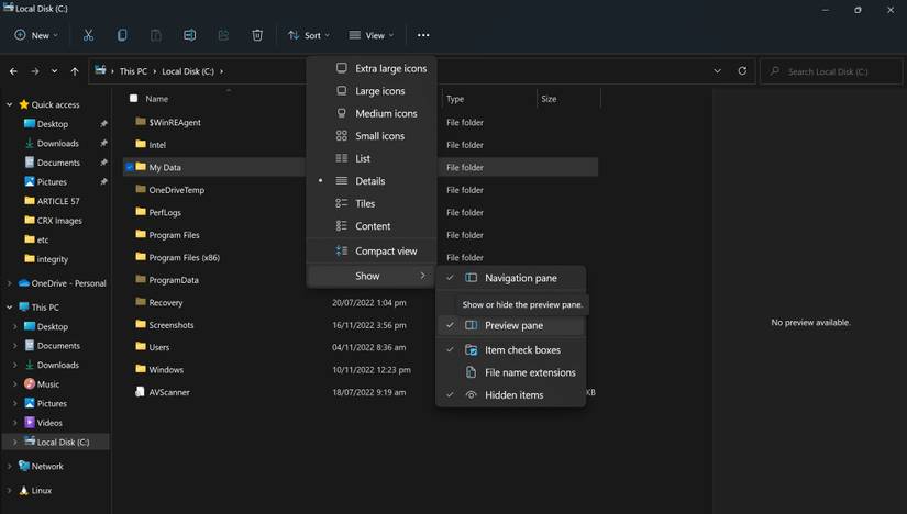 Preview Pane Not Working in Windows 10? 8 Ways to Fix It