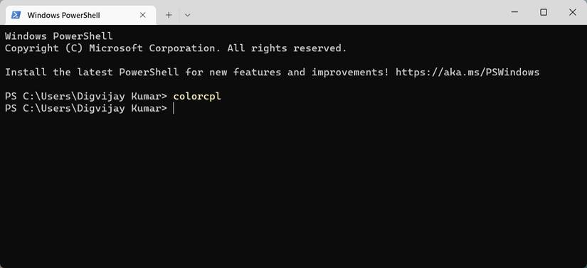 How to Open Color Management in Windows