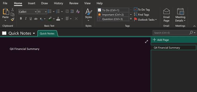 How to Enable Dark Mode in OneNote on Any Device