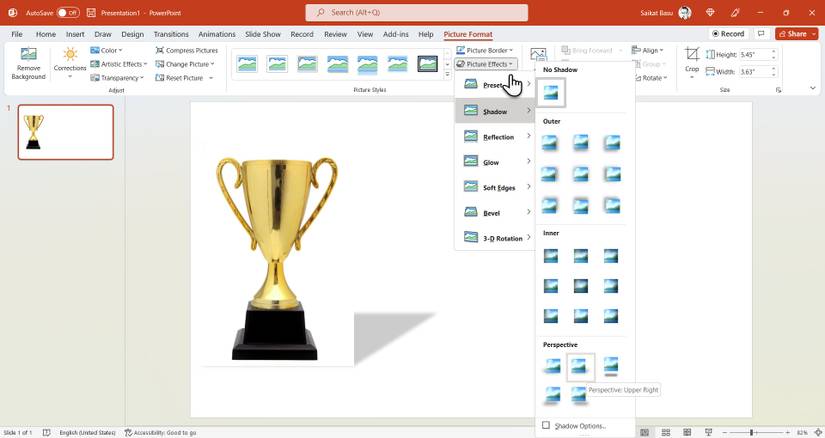 How to Add a Drop Shadow to Any Graphic in PowerPoint