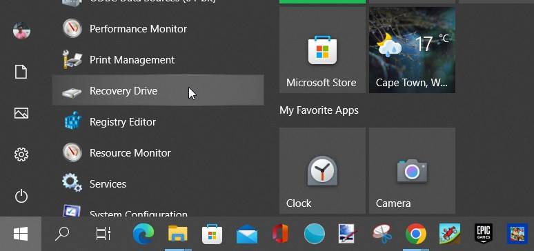 10 Ways to Open the Windows Recovery Drive Tool