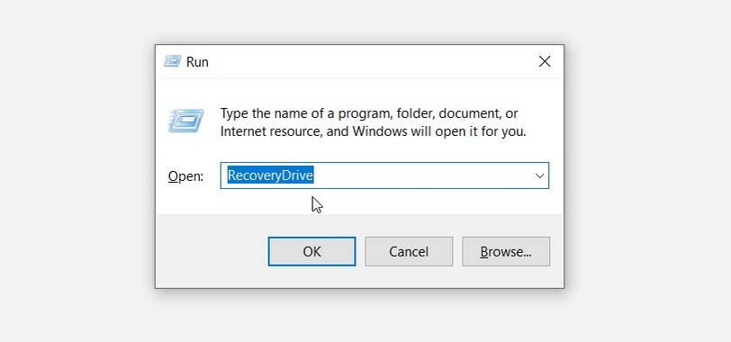 10 Ways to Open the Windows Recovery Drive Tool