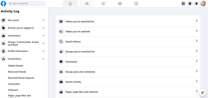 How to See Every Like, Post, and Comment You've Made on Facebook