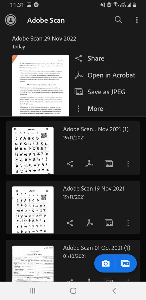 How to Scan Documents Using Adobe Scan