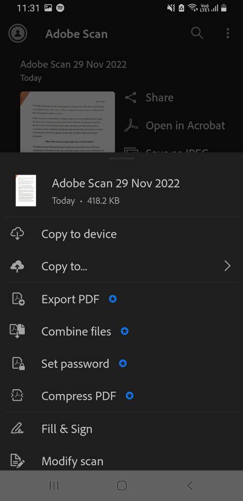 How to Scan Documents Using Adobe Scan