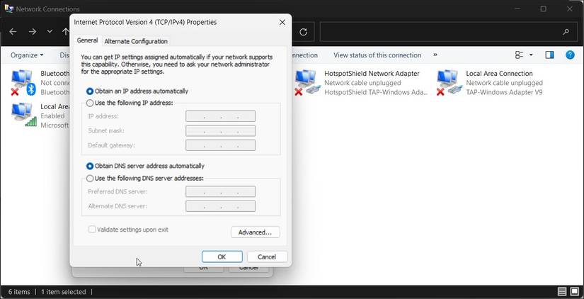 How to Fix the "IPv4/IPv6 No Internet Access" Error on Windows